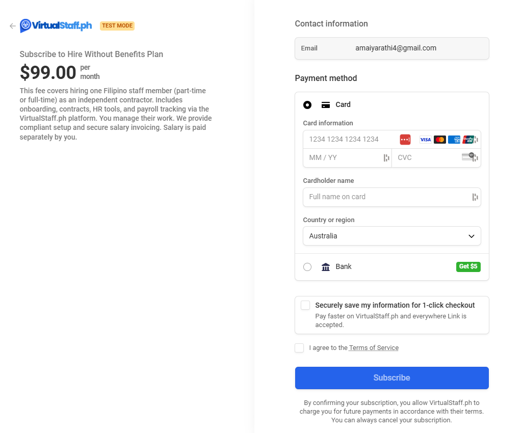 How to Create a VirtualStaff Account