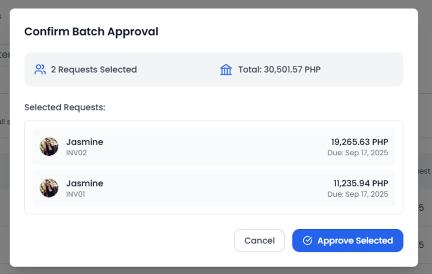 Consolidated Payroll (Batch Payments)